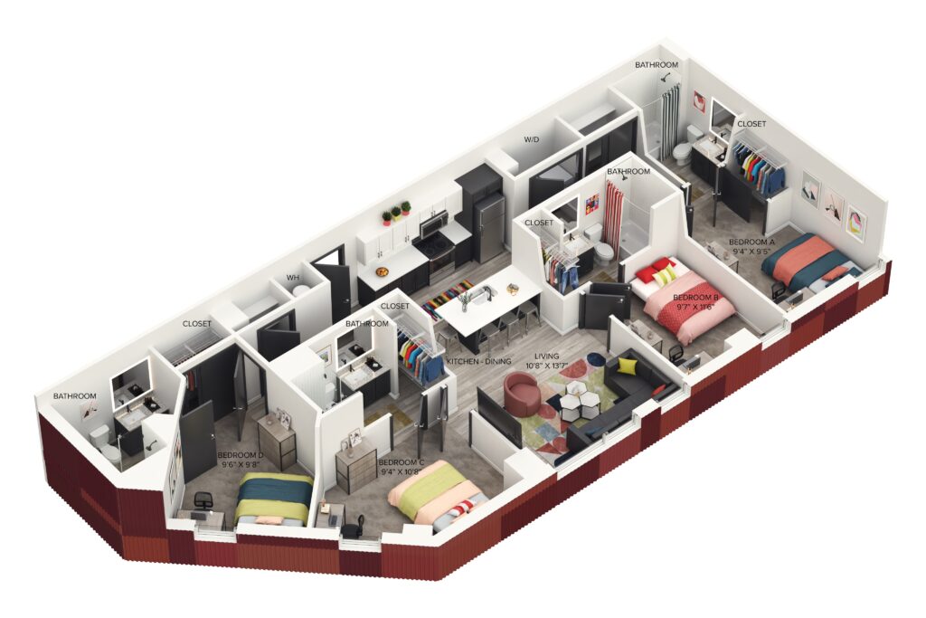 4BR/4BA - The Four J - The Axton